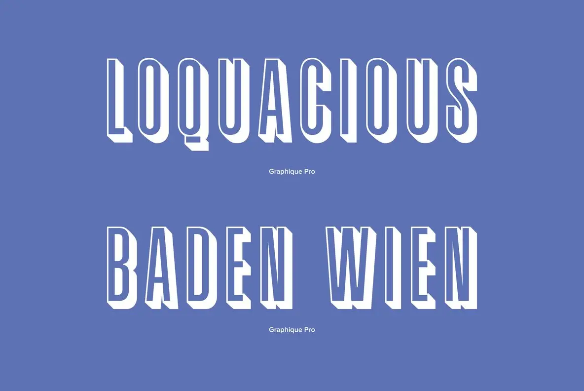 Graphique Pro Font - YouWorkForThem