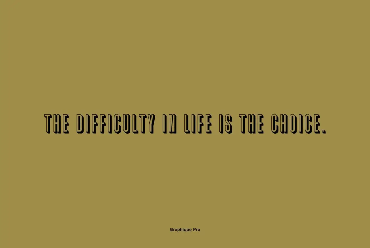 Graphique Pro Font - YouWorkForThem