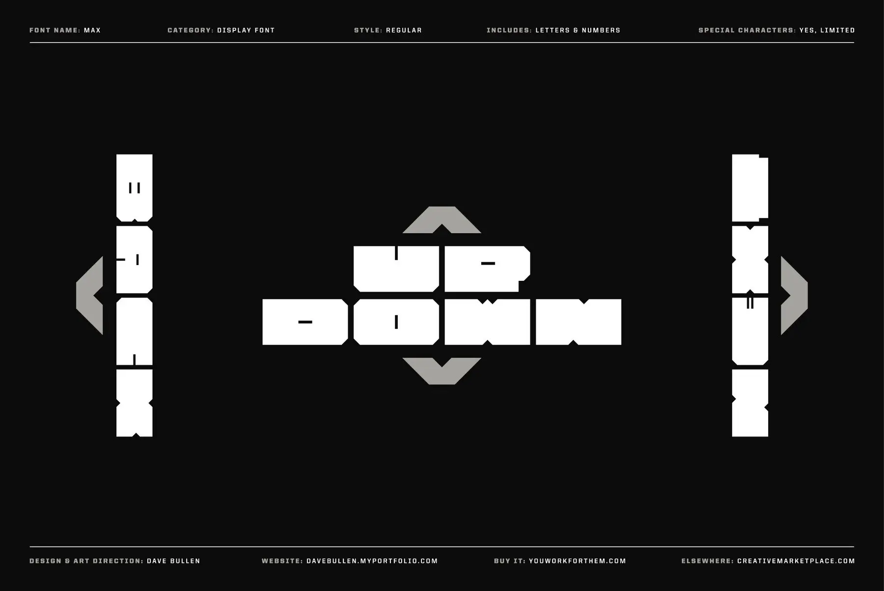 MAX Font - YouWorkForThem