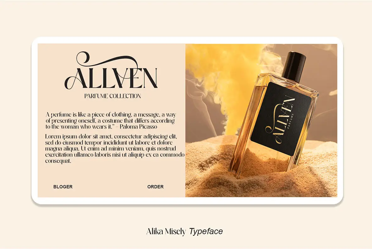 Alika Misely Font - YouWorkForThem