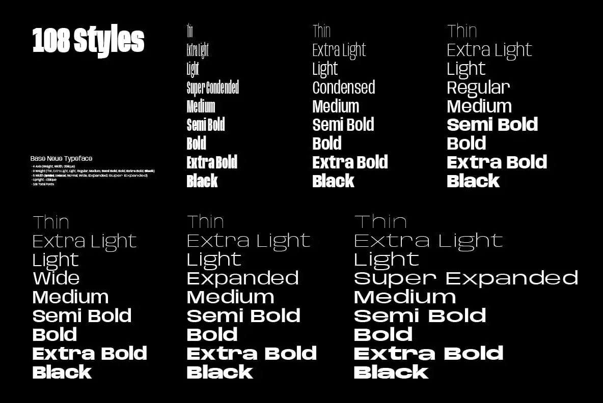 Base Neue Font - FontPath