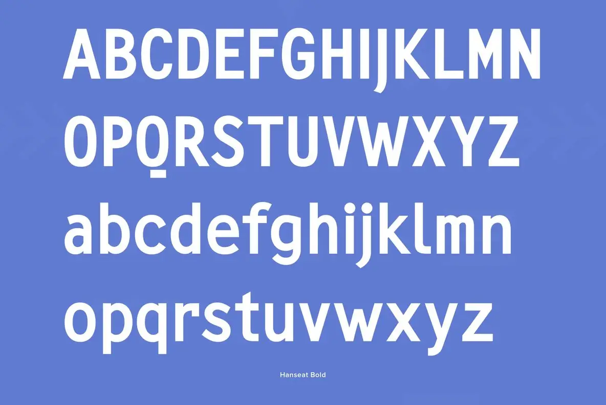 Hanseat Font - YouWorkForThem
