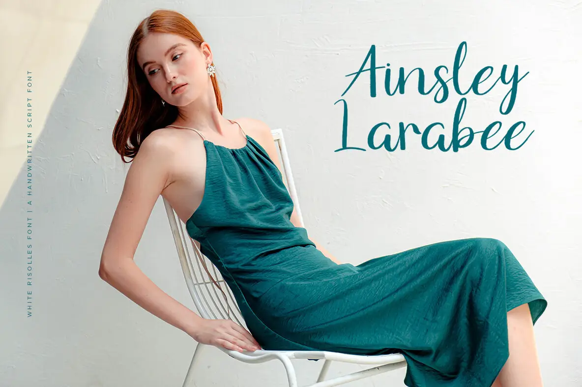 White Risolles Font - YouWorkForThem