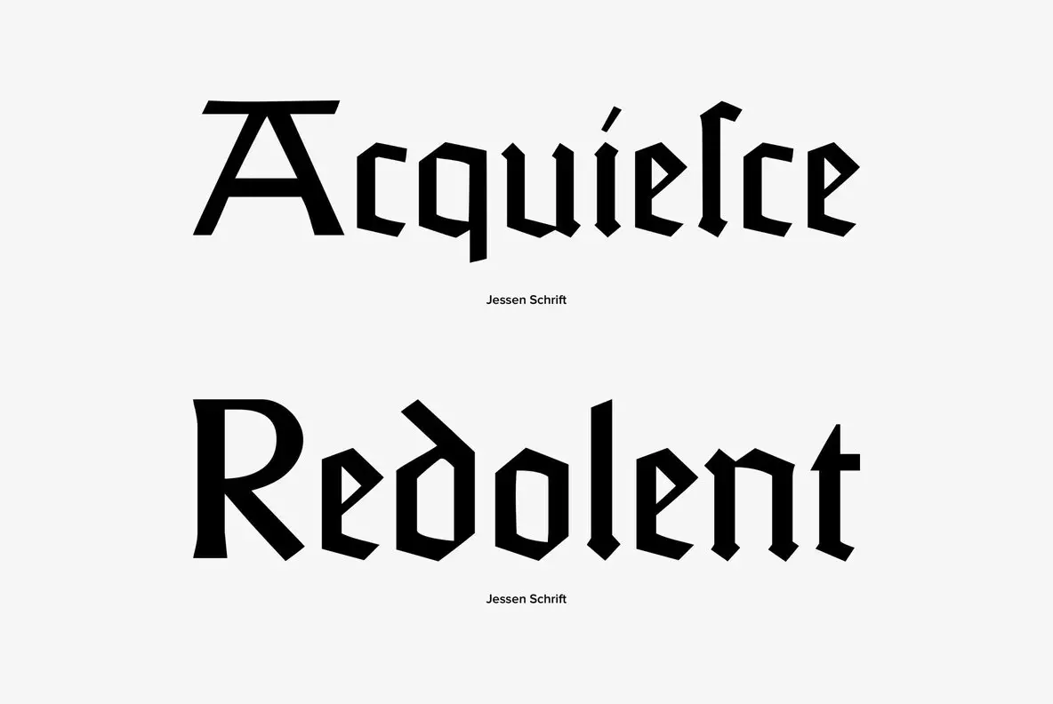 Jessen Schrift Font - FontPath