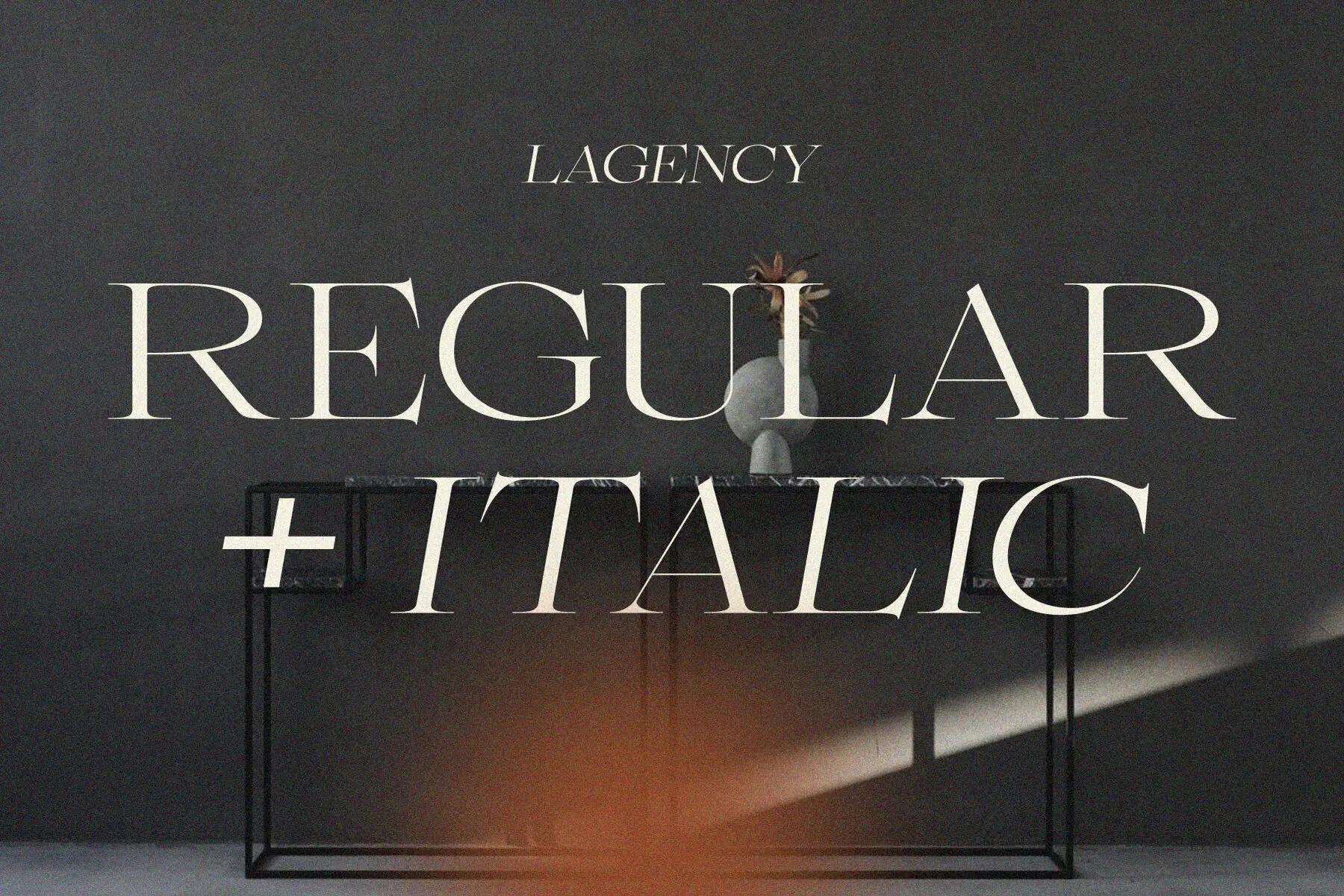Lagency Font - YouWorkForThem