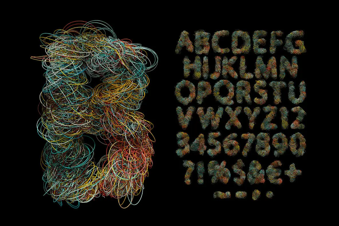Color Wire Font - FontPath