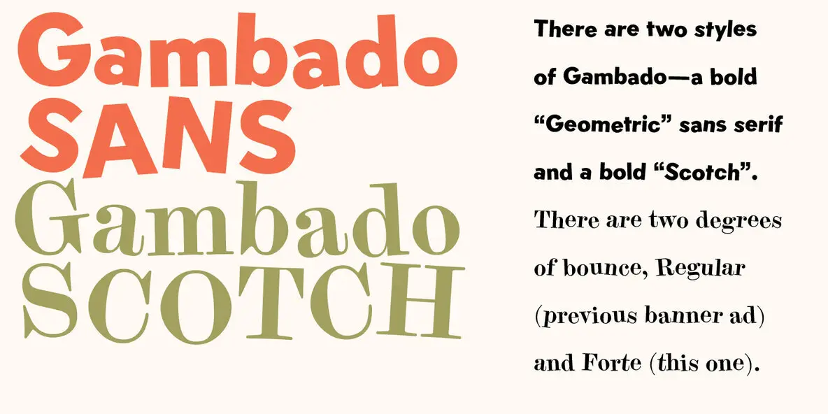 Gambado Font - YouWorkForThem