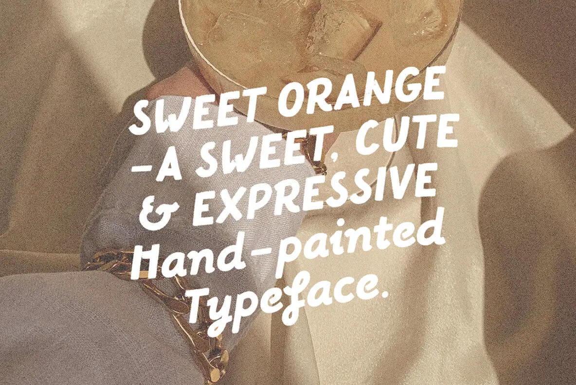 Sweet Orange Font - YouWorkForThem