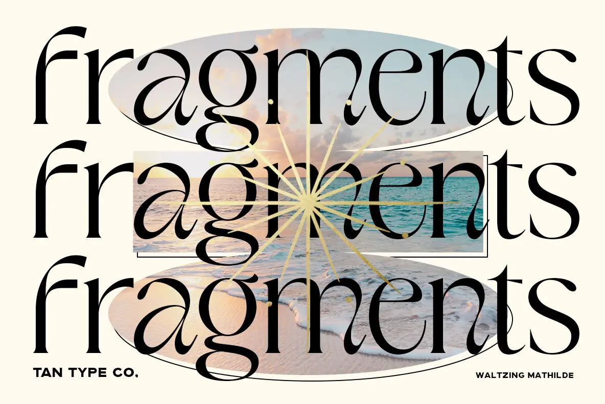 TAN Waltzing Mathilde Font - YouWorkForThem