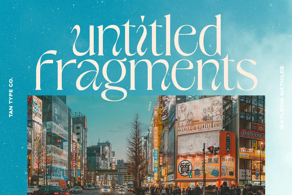 TAN Waltzing Mathilde Font - YouWorkForThem