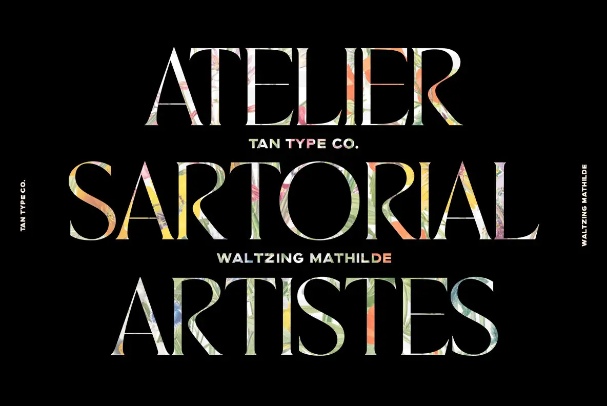 TAN Waltzing Mathilde Font - YouWorkForThem