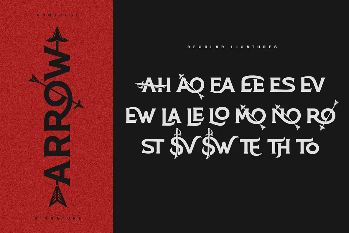 Hero Archer Font - YouWorkForThem