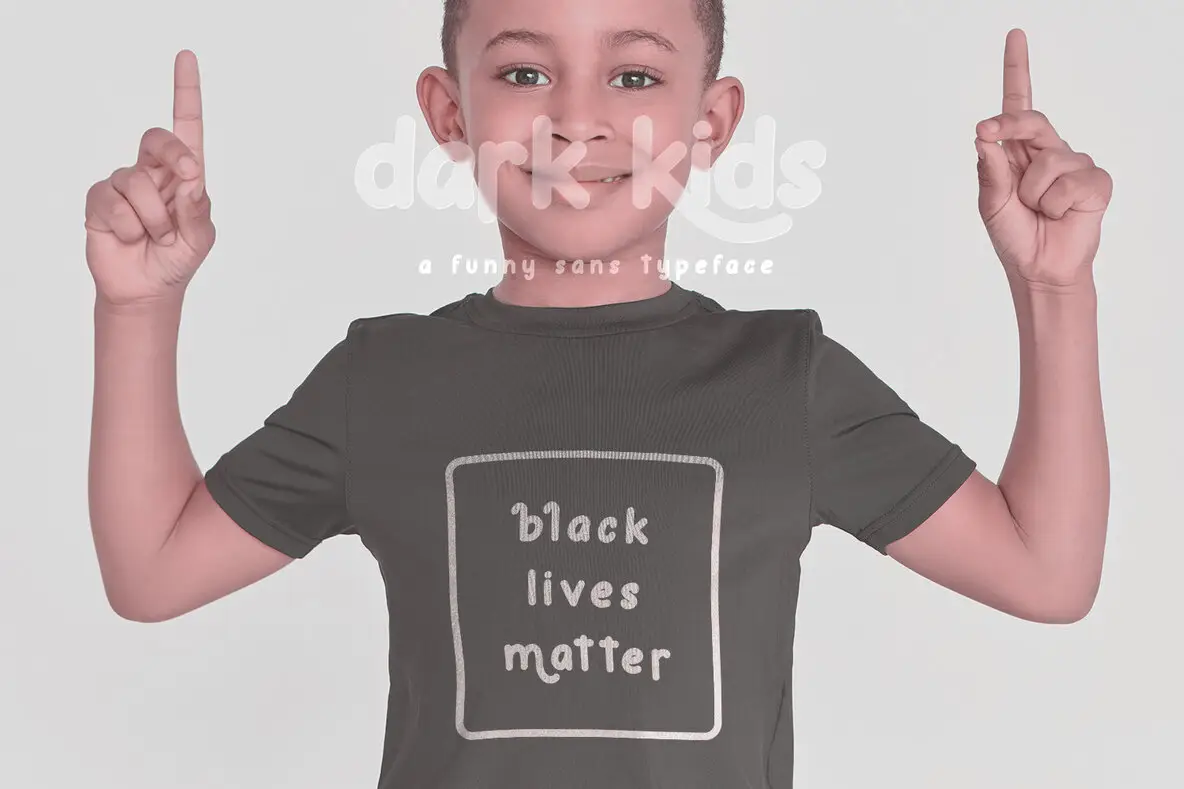 Dark Kids Font - YouWorkForThem