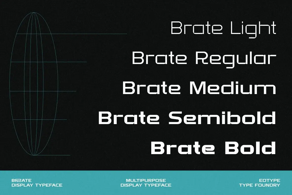 Brate Font - YouWorkForThem