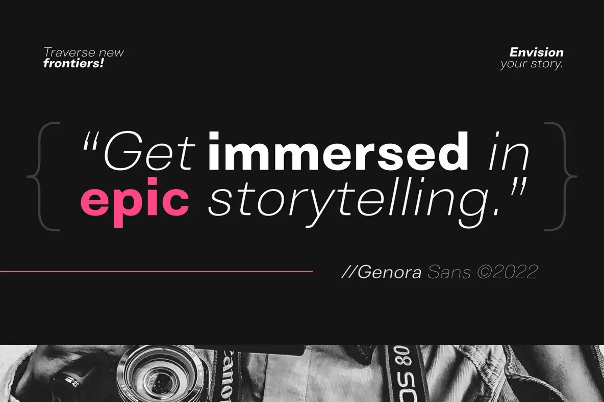 Genora Sans Font - YouWorkForThem