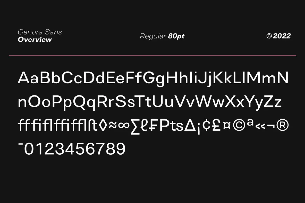 Genora Sans Font - YouWorkForThem
