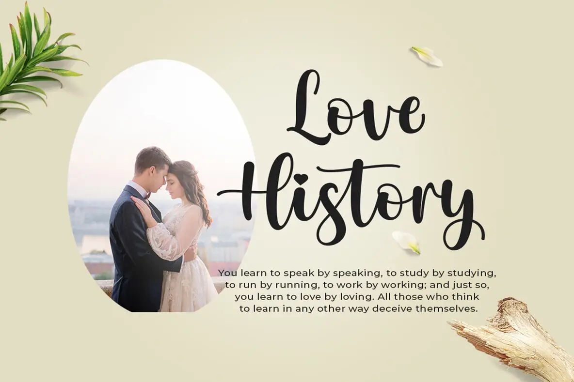 Justine Garden Font - FontPath