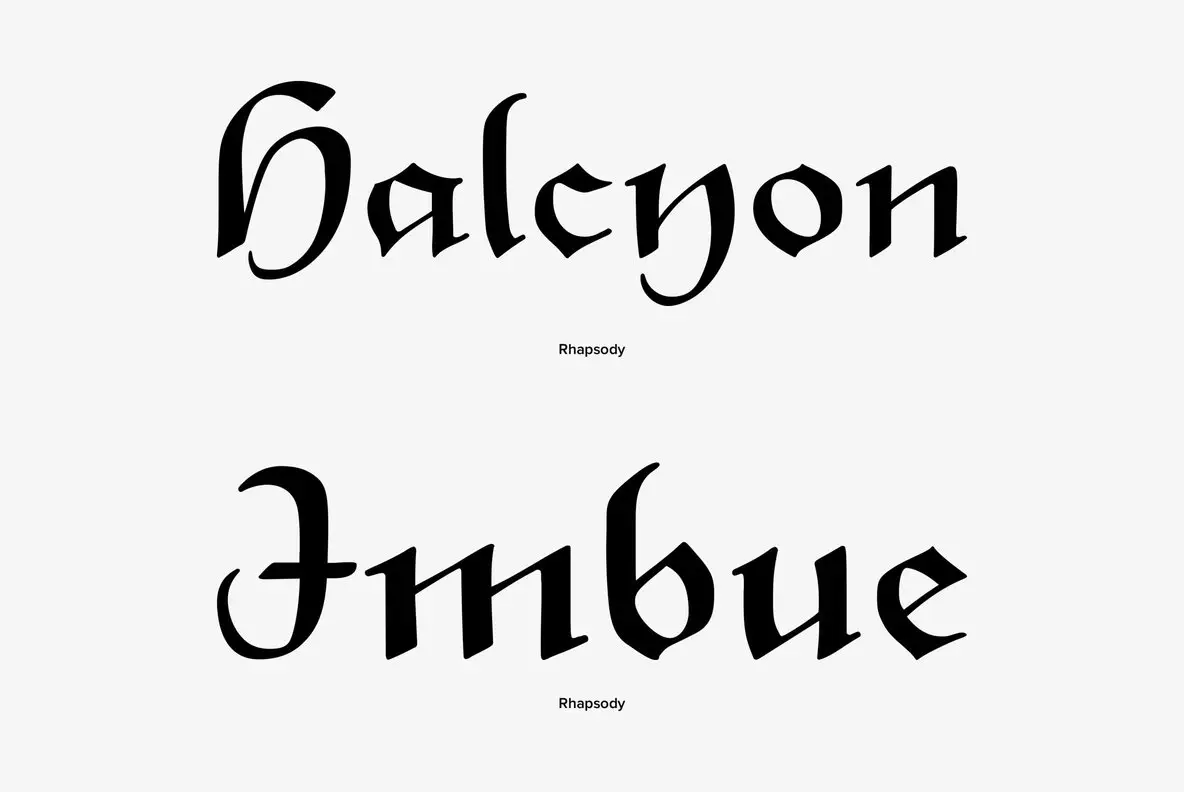 Rhapsody Font - YouWorkForThem
