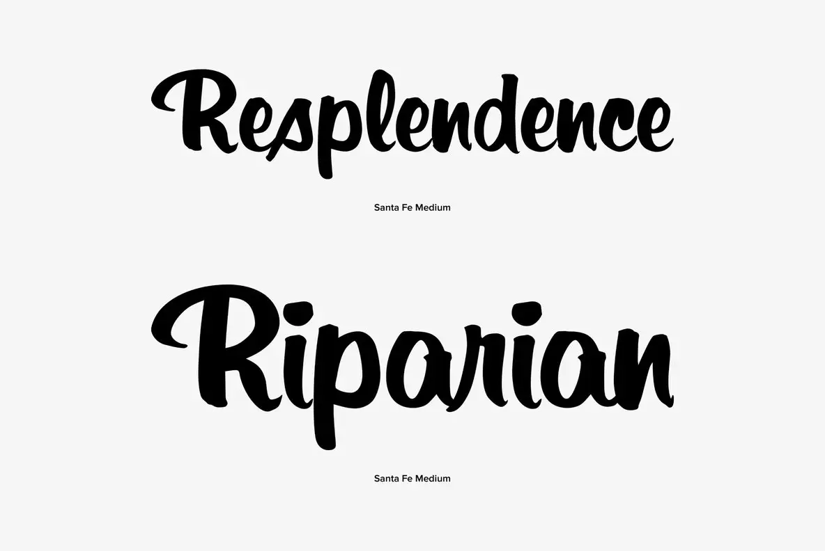 Santa Fe Font - YouWorkForThem