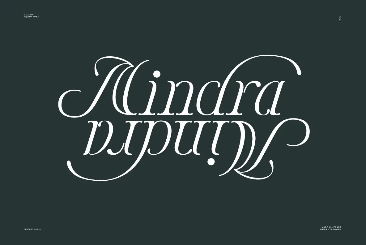 Milonia Font - YouWorkForThem