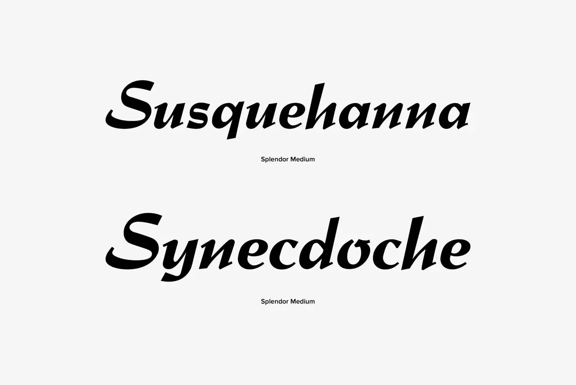 Splendor Font - YouWorkForThem