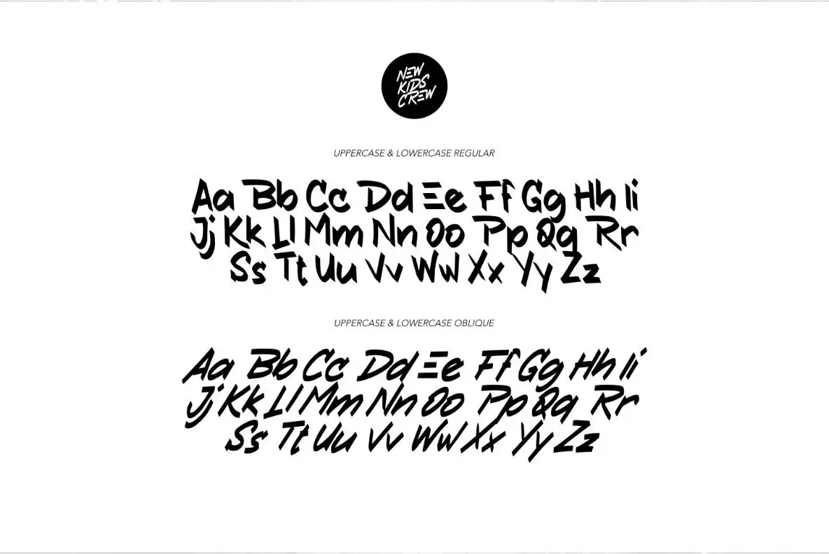 New Kids Crew Font - YouWorkForThem