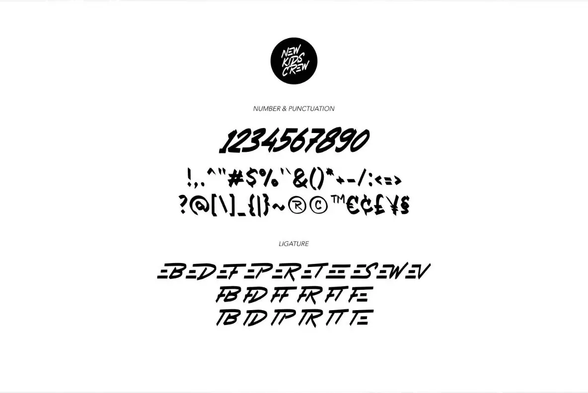 New Kids Crew Font - YouWorkForThem