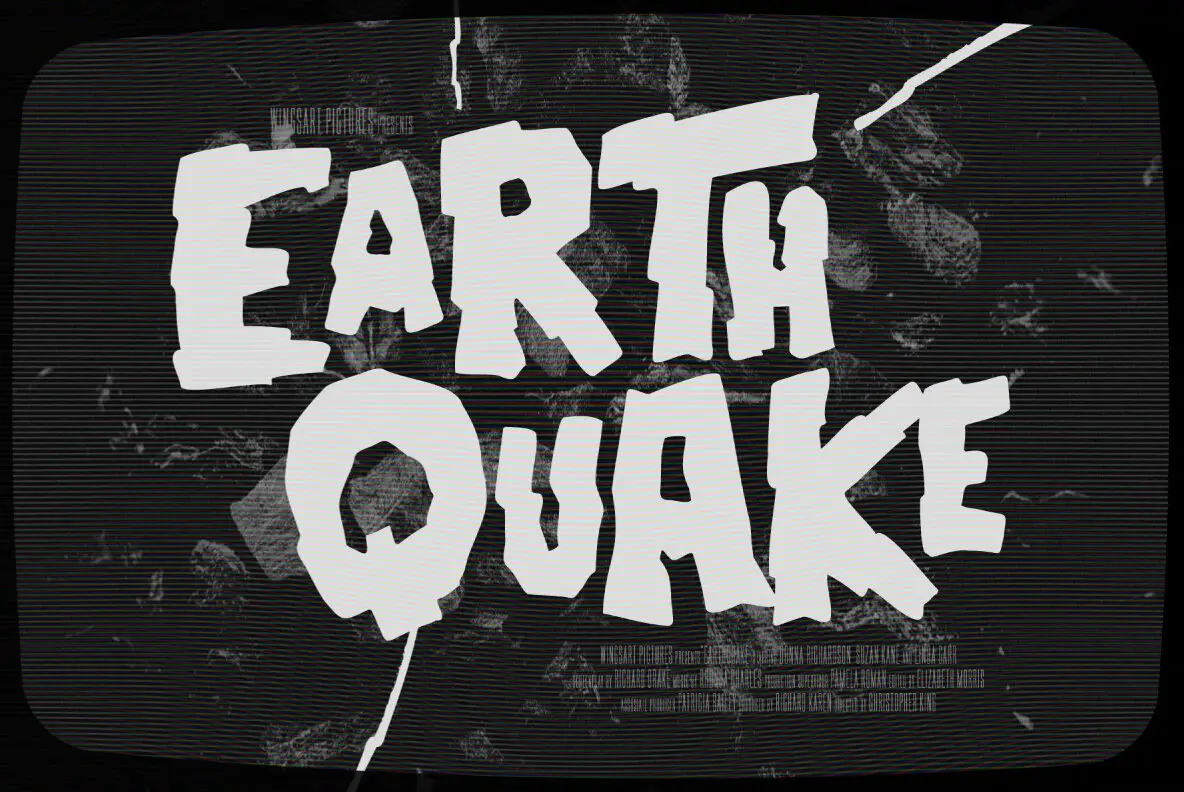 Space Rocks Font - YouWorkForThem