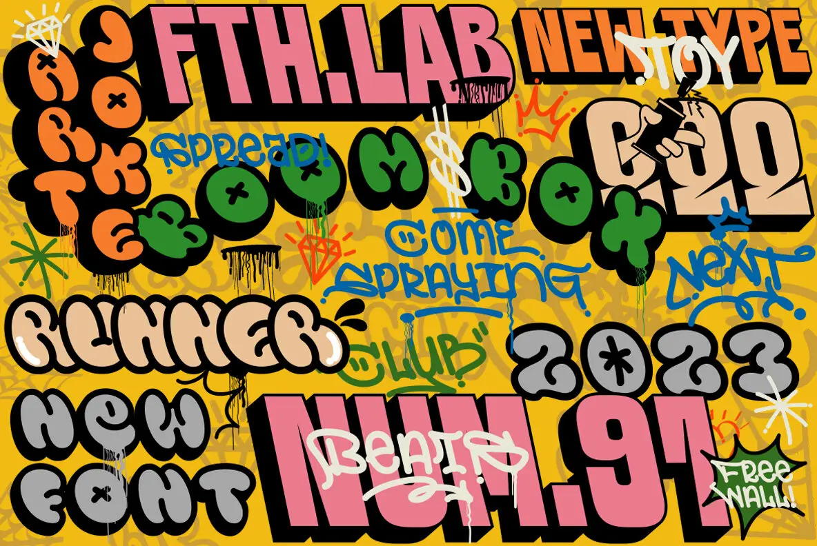 Num.91 Font - YouWorkForThem