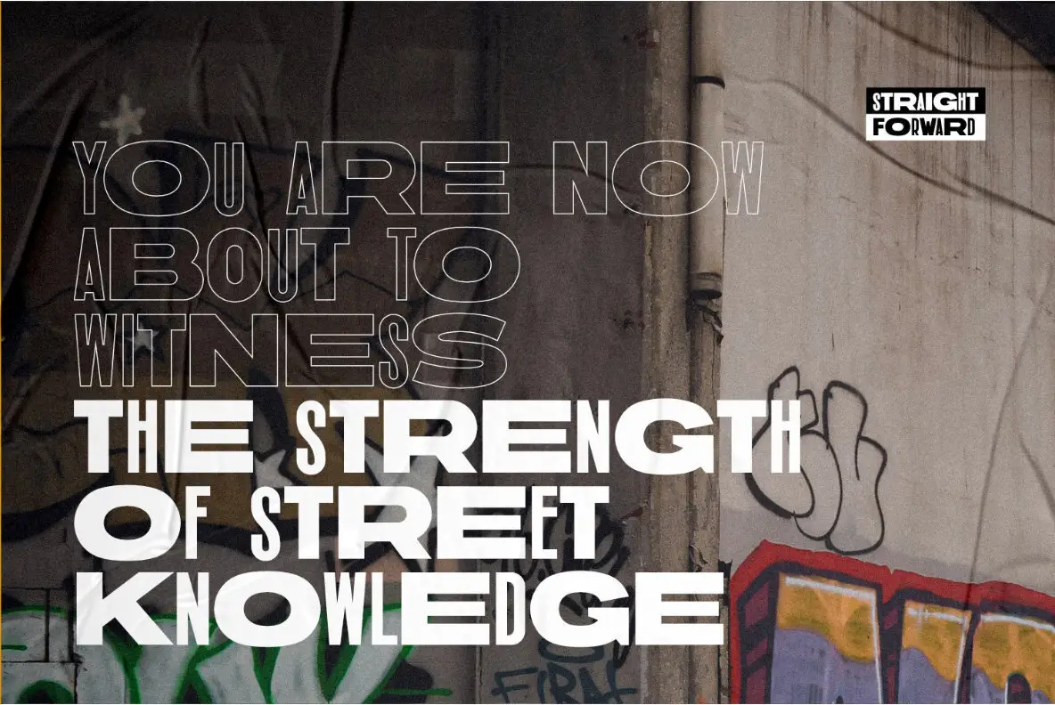 Straight Forward Font - FontPath