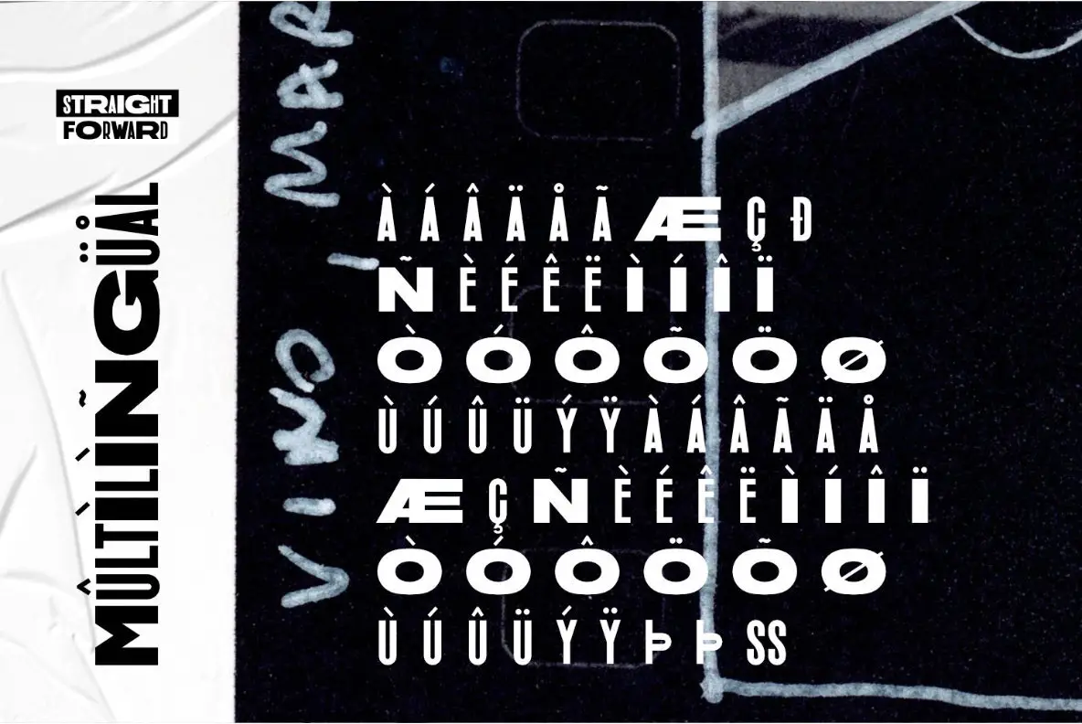 Straight Forward Font - FontPath