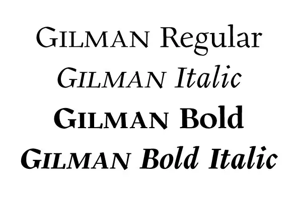 Gilman Font - YouWorkForThem