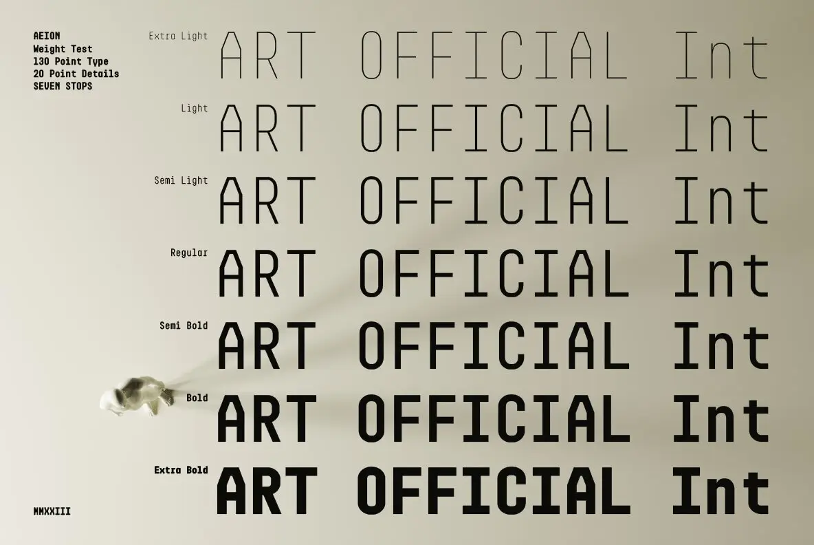 Aeion Variable Font Family Font - FontPath