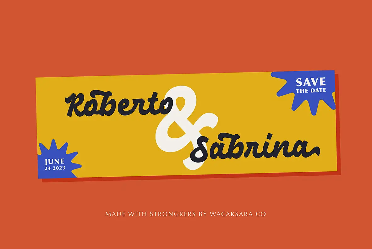 Strongkers Script Font - YouWorkForThem