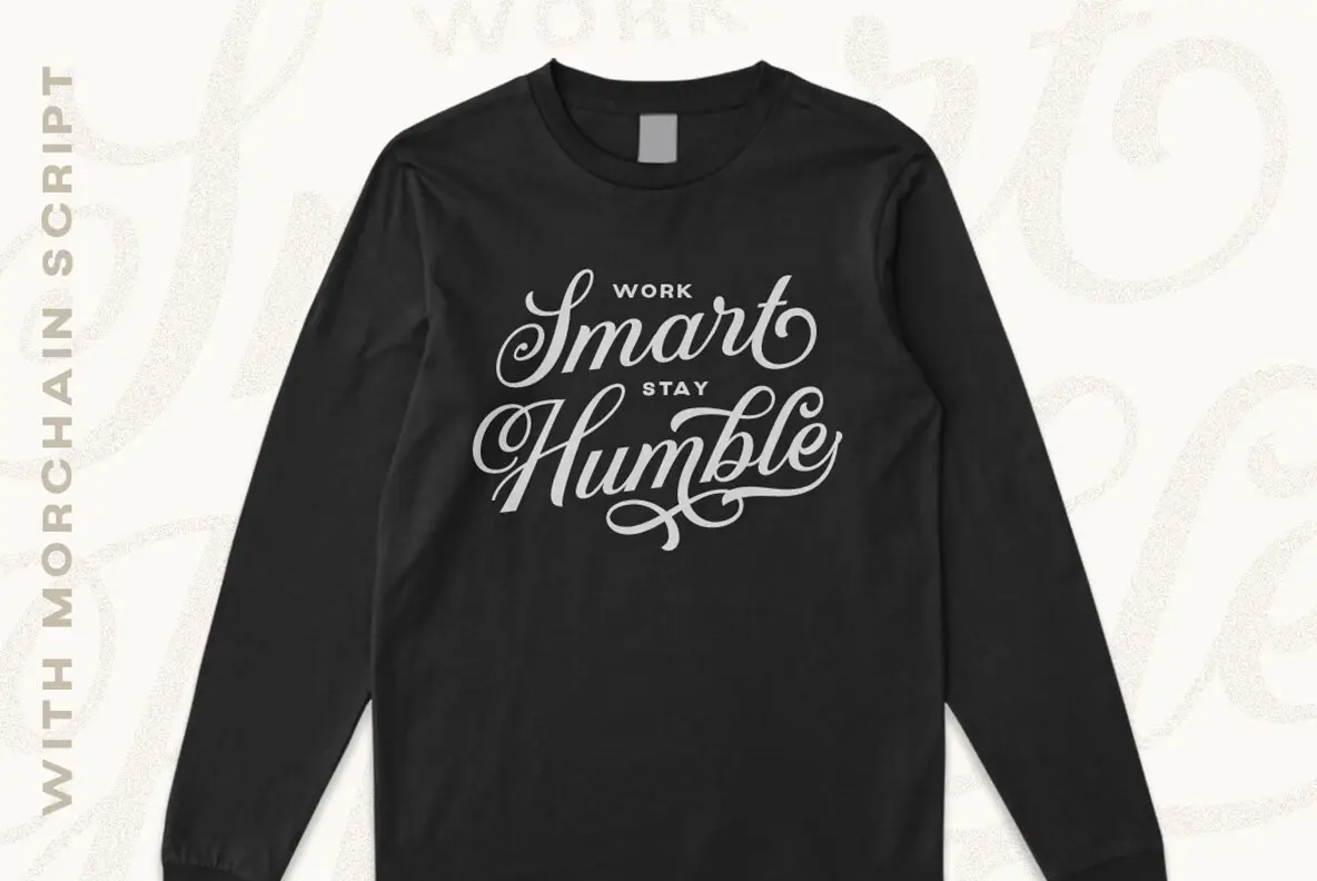 Morchain Script Font - YouWorkForThem