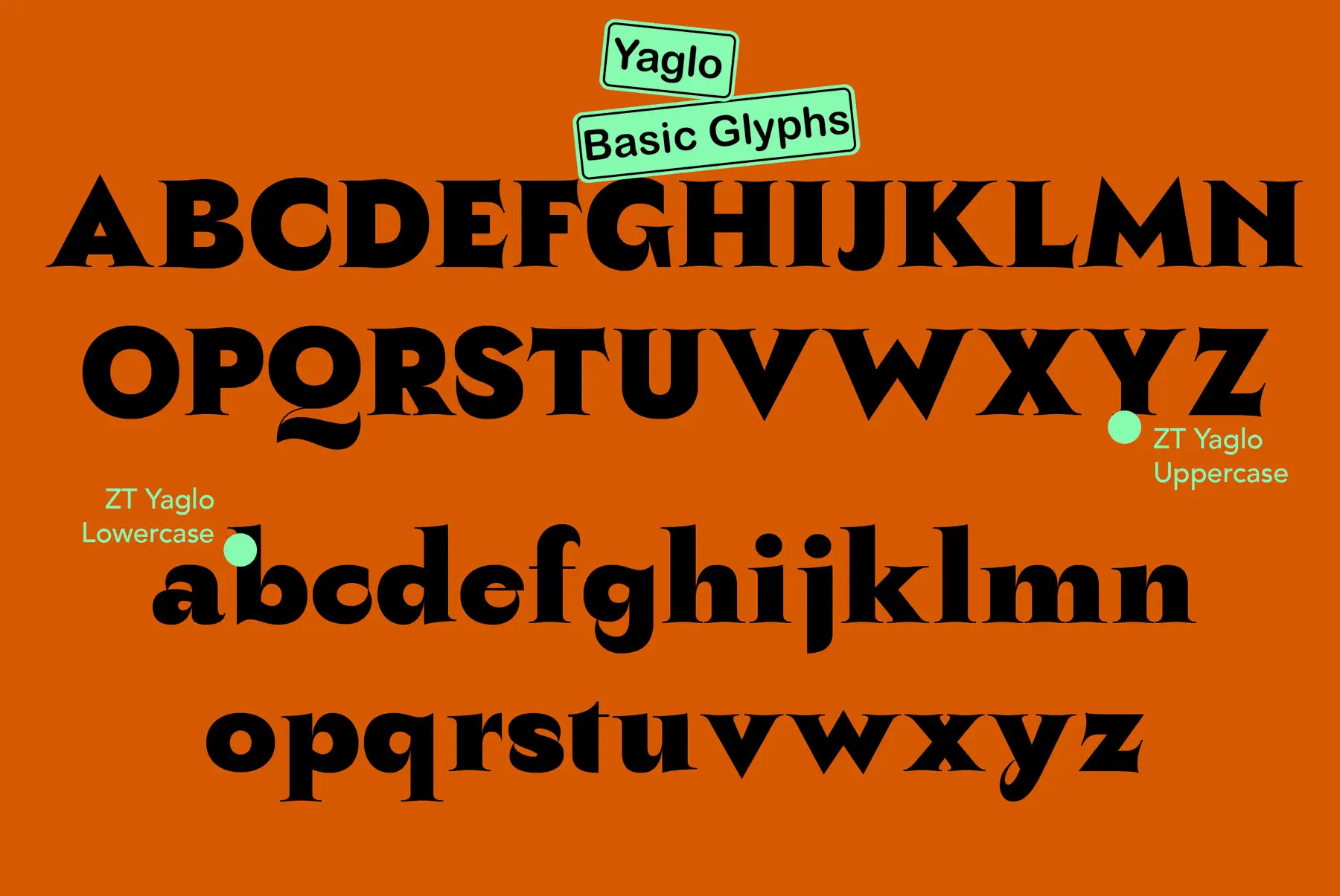 ZT Yaglo Font - YouWorkForThem