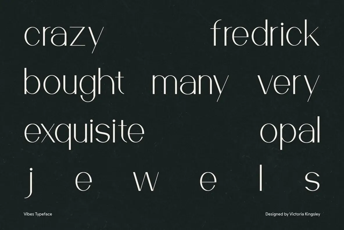 Vibes Font - YouWorkForThem