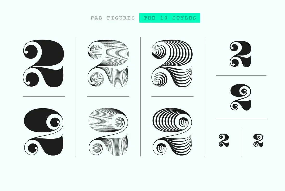 Fab Figures Font Font - FontPath