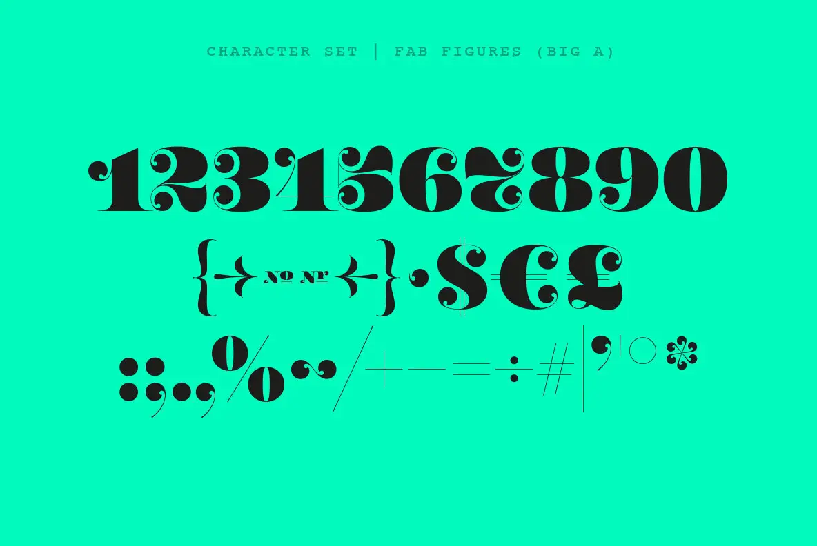Fab Figures Font Font - FontPath