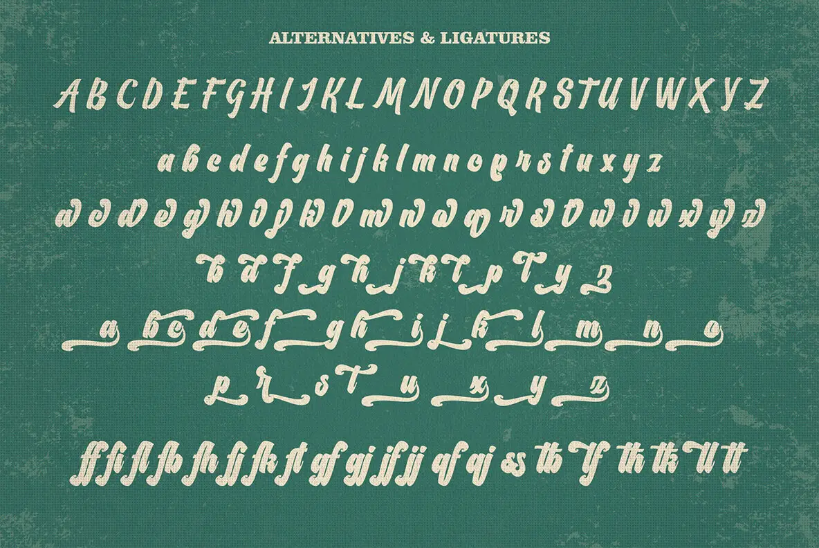 Middle Thread Font - YouWorkForThem