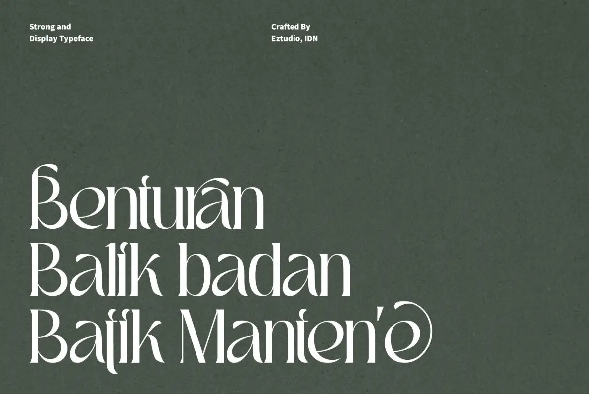 Ez-Sanjaya Font - FontPath