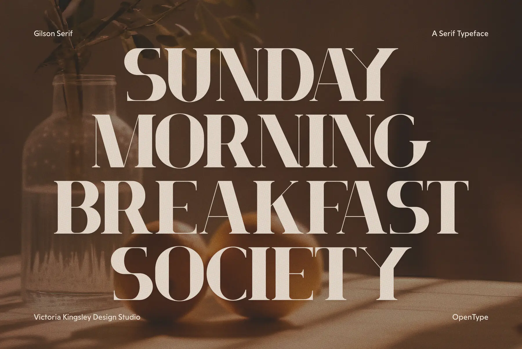 Gilson Serif Font - FontPath