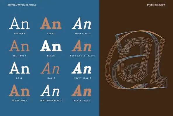 Xcetera Font - YouWorkForThem