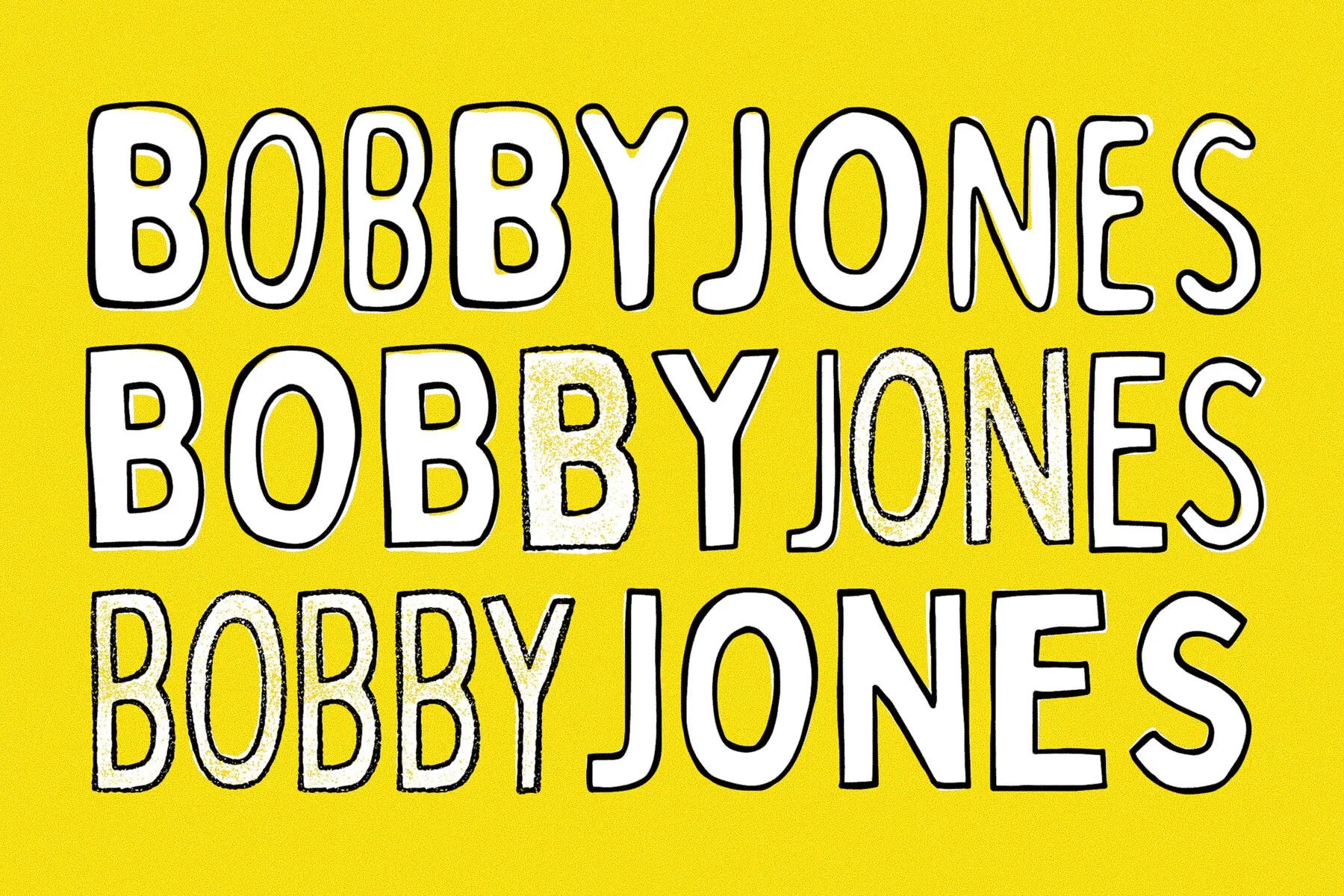 Bobby Jones Font - YouWorkForThem