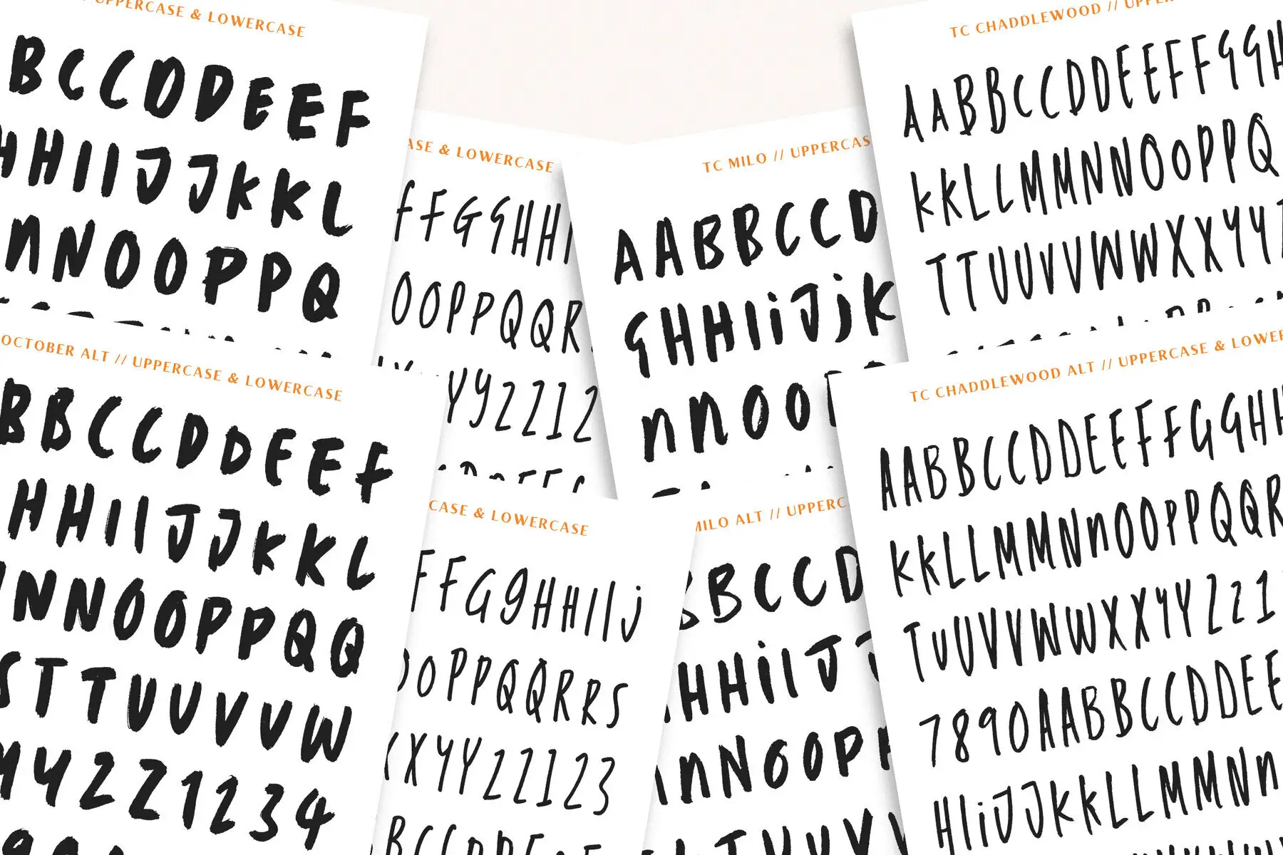 FullAQuirks Handwritten Fonts Pack Font - FontPath