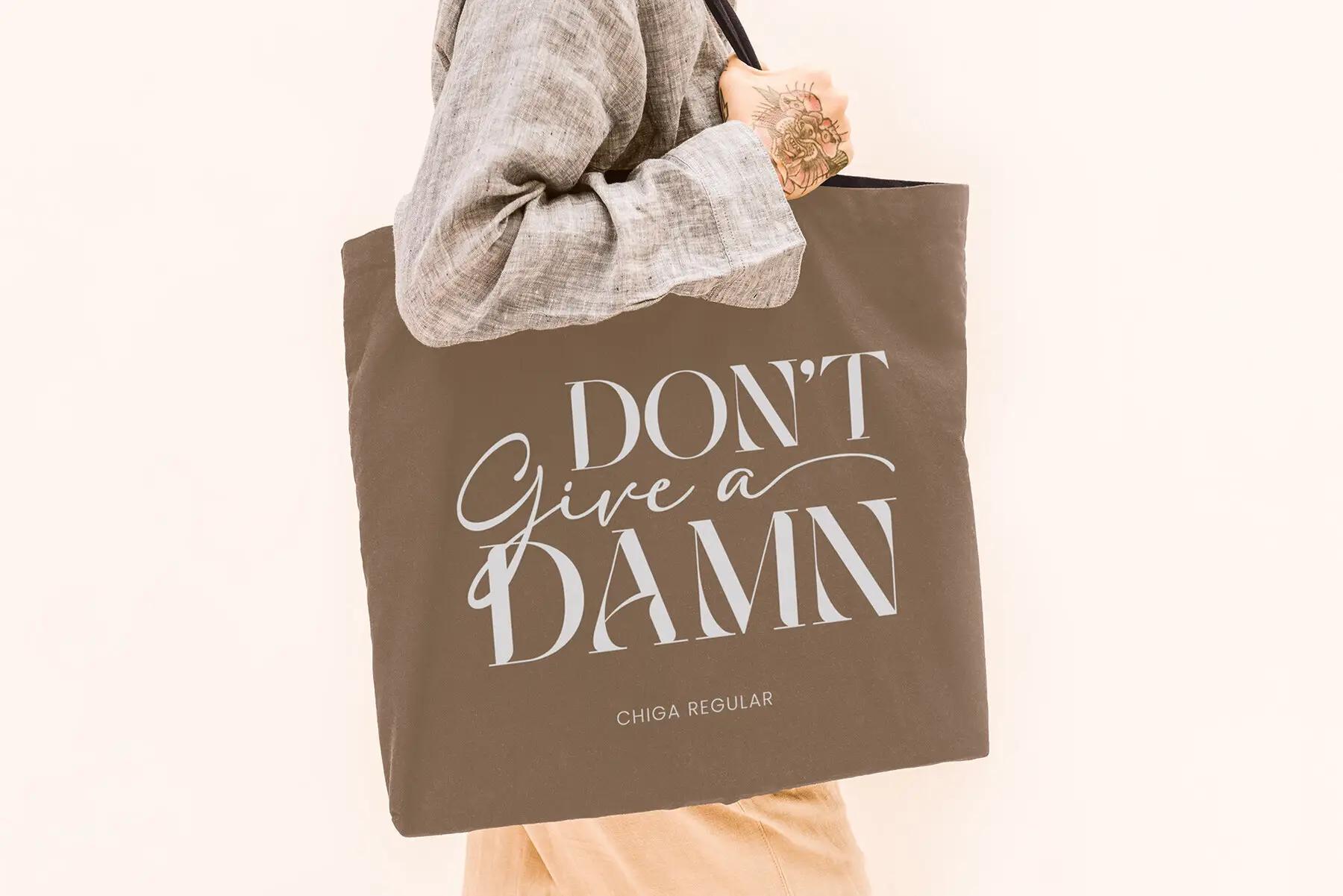 Chiga Font - YouWorkForThem