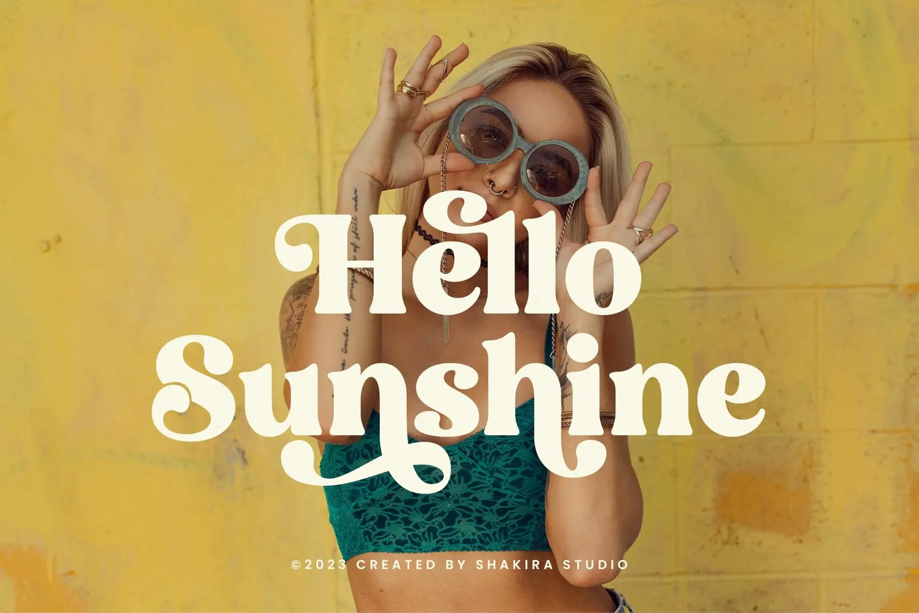 Pink Sunset Font - YouWorkForThem