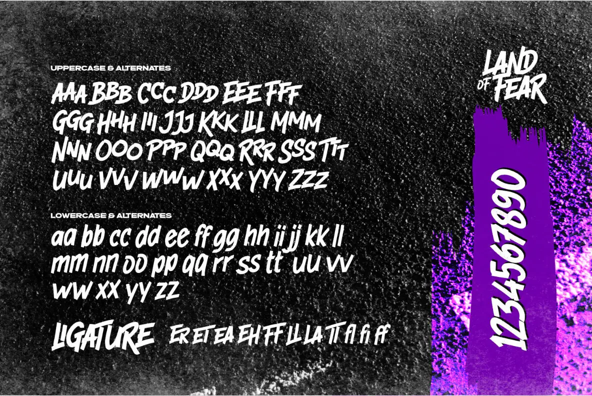 Land Of Fear Font - FontPath