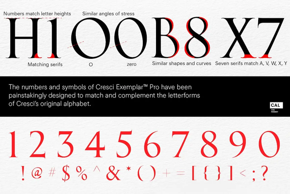 Cresci Exemplar™ Pro Font - FontPath
