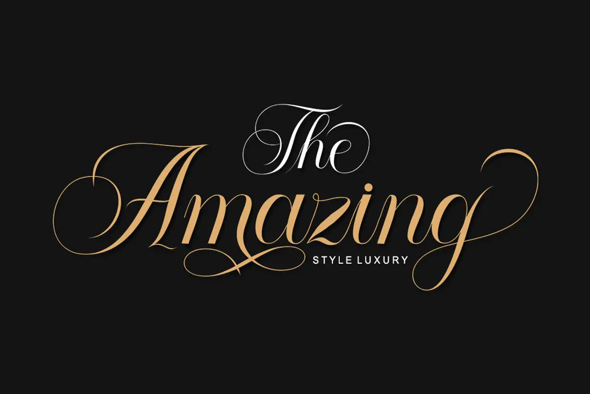 Amour Script Font - YouWorkForThem
